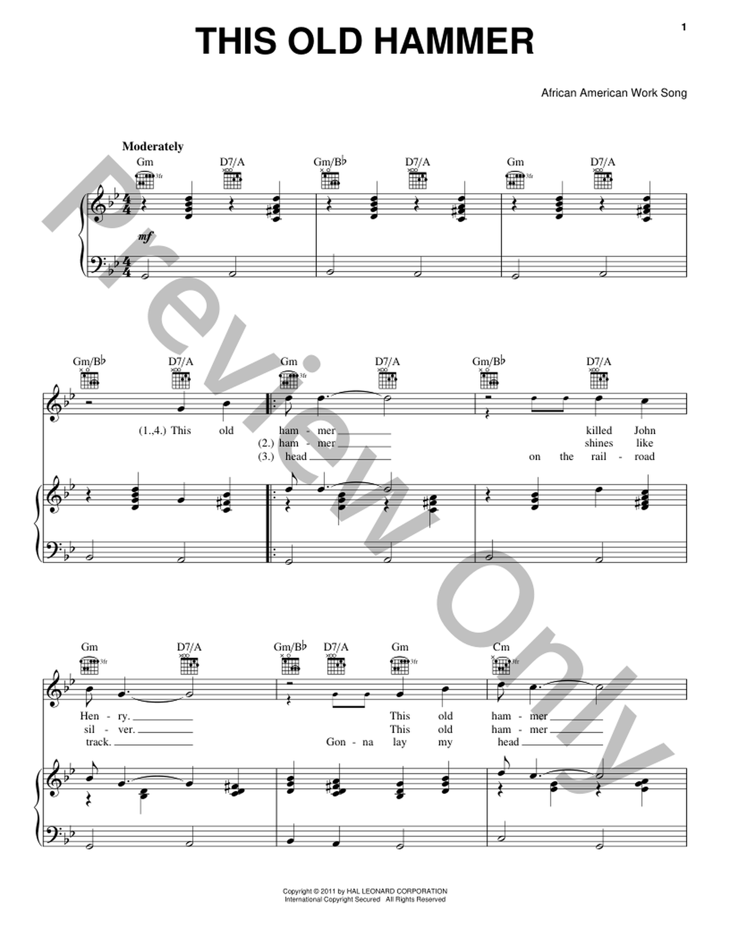 This Old Hammer | J.W. Pepper