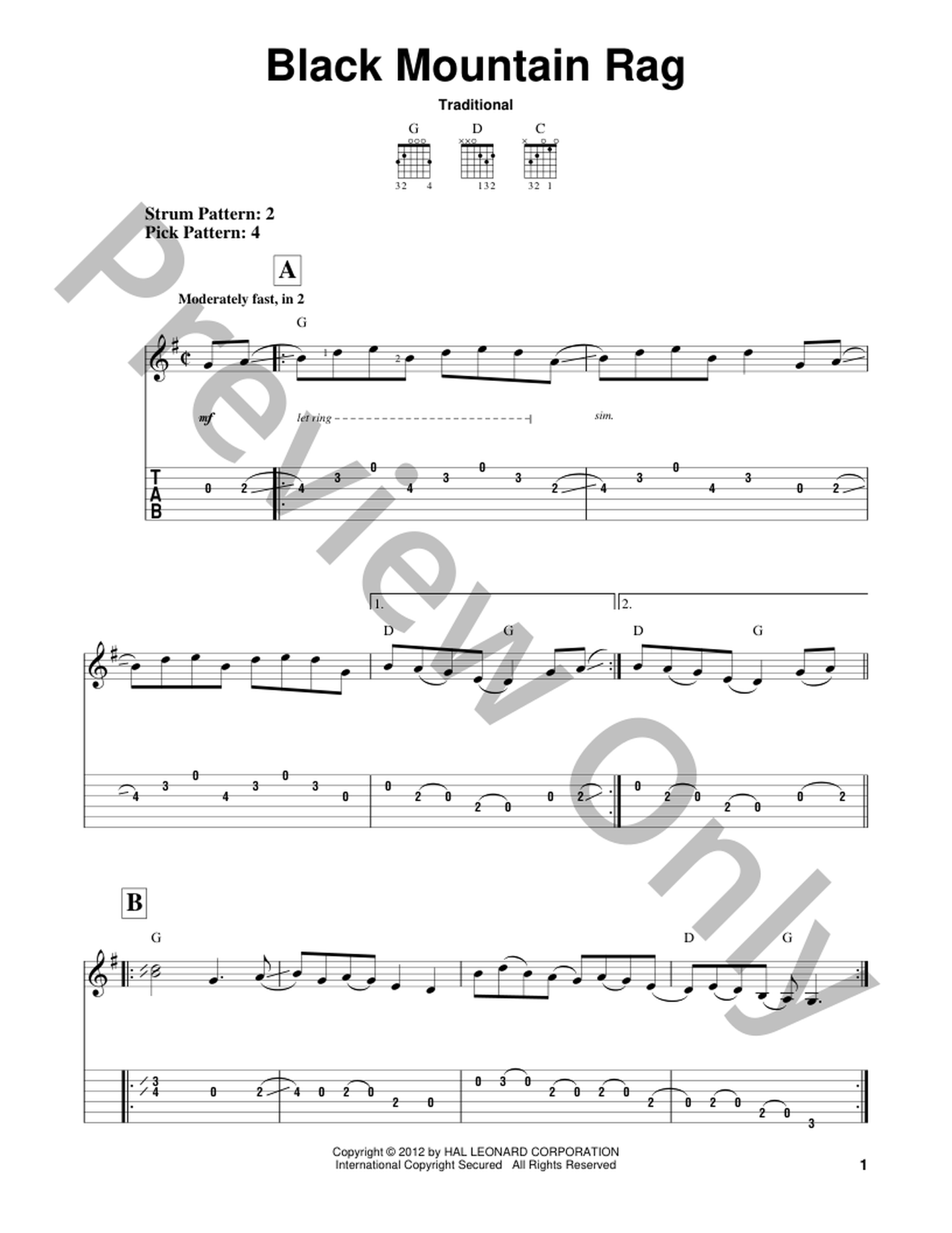 Black Mountain Rag | J.W. Pepper