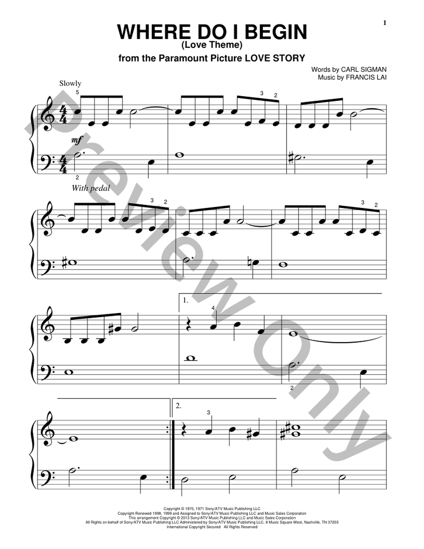 Where Do I Begin | J.W. Pepper